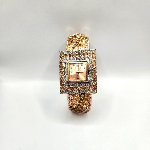 Jessica Carlyle | Jewelry | Gold Tone Jessica Carlyle Bling Quartz ...